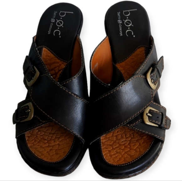 boc | Shoes | Boc Born Concept Black Sandals | Poshmark